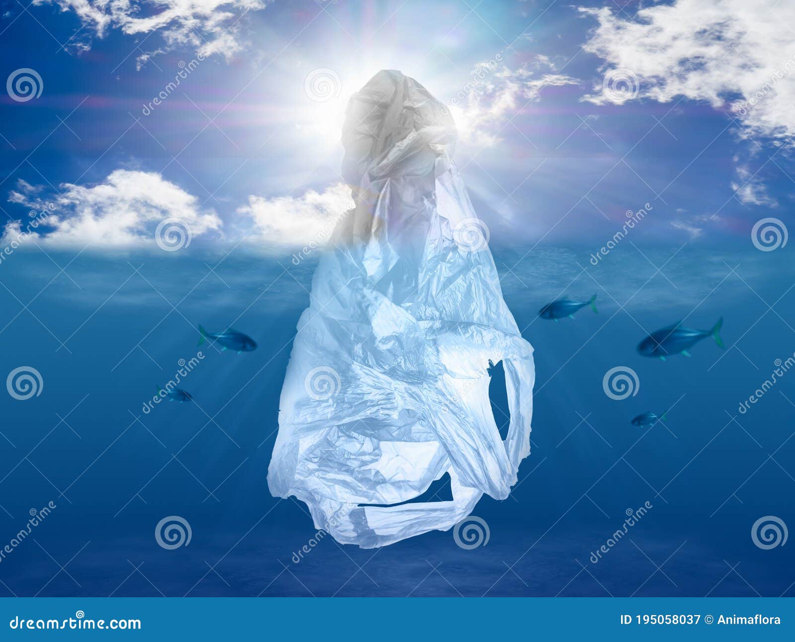 The Tip of the Plastic Iceberg Pollution Stock Image - Image of ...