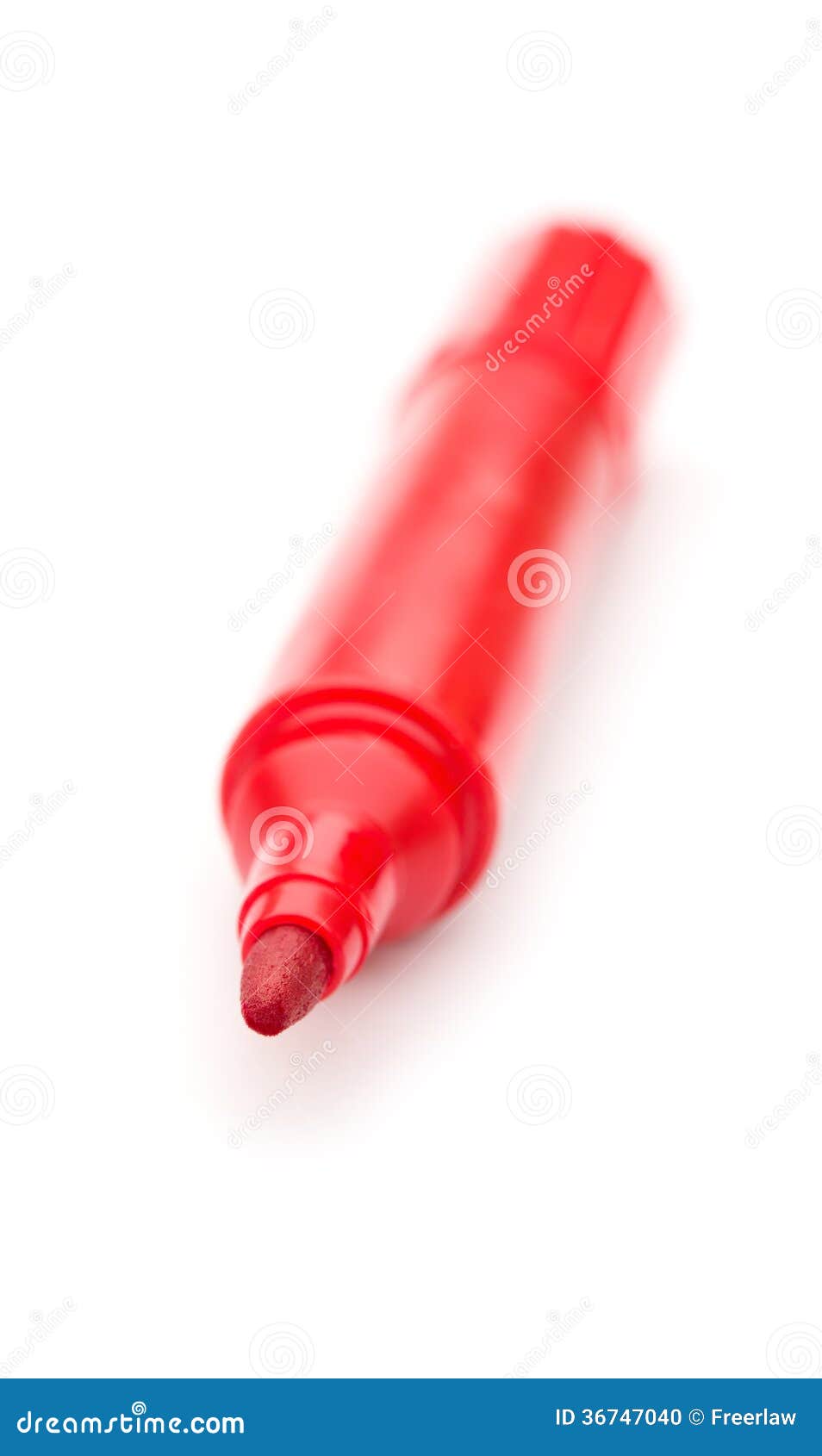 Tip of a red marker pen stock photo. Image of color, closeup - 36747040