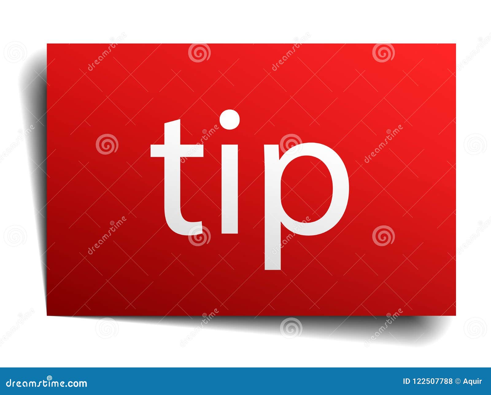 Tip sign stock vector. Illustration of insignia, white - 122507788