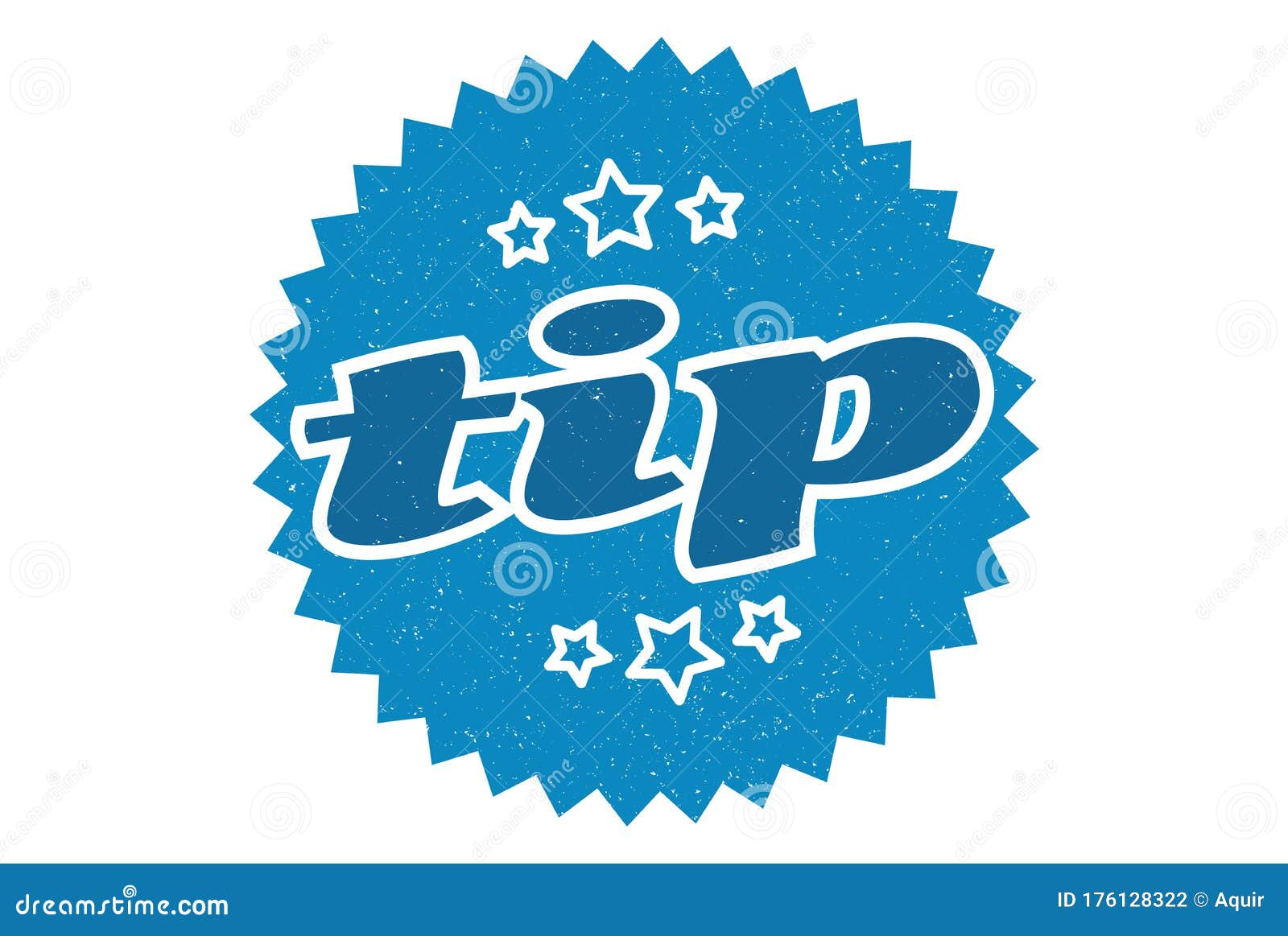 Tip Sign. Tip Vintage Retro Label Stock Vector - Illustration of ...