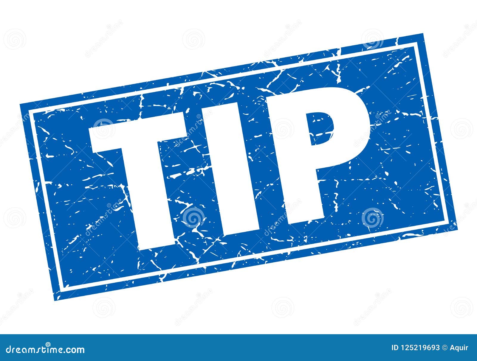 Tip stamp stock vector. Illustration of square, seal - 125219693