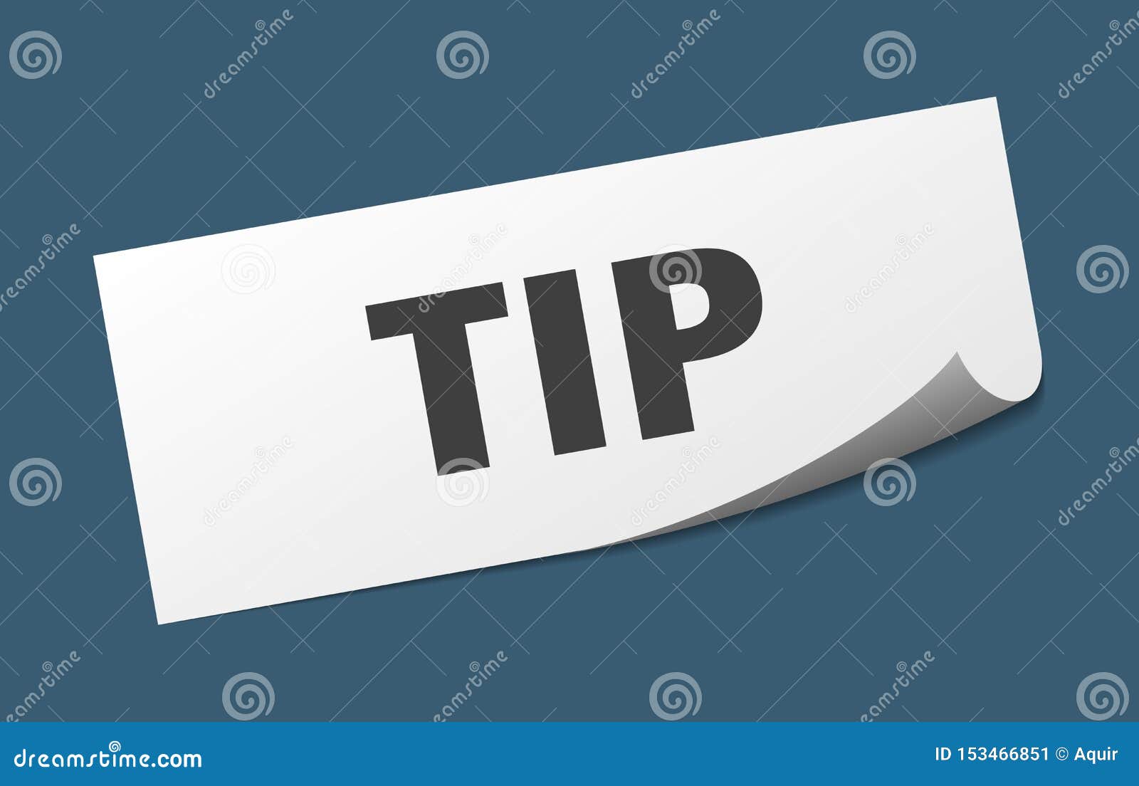 Tip sticker. stock vector. Illustration of badge, white - 153466851