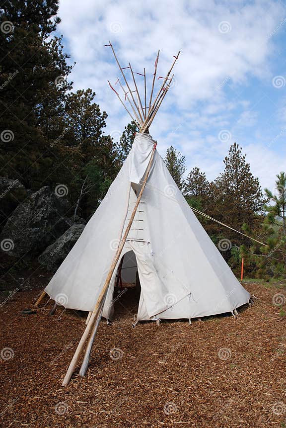 Tipi stock photo. Image of reservation, culture, historic - 18724300