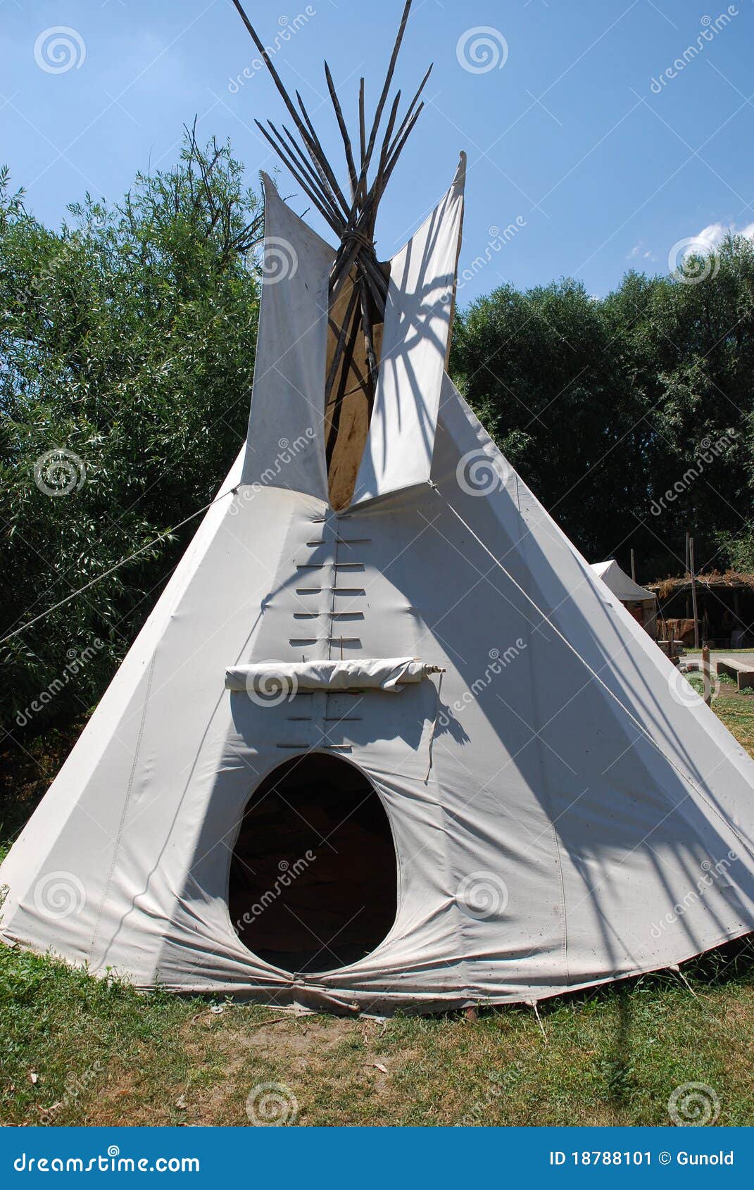 Tipi, Traditional Indian Tent Royalty-Free Stock Image | CartoonDealer ...