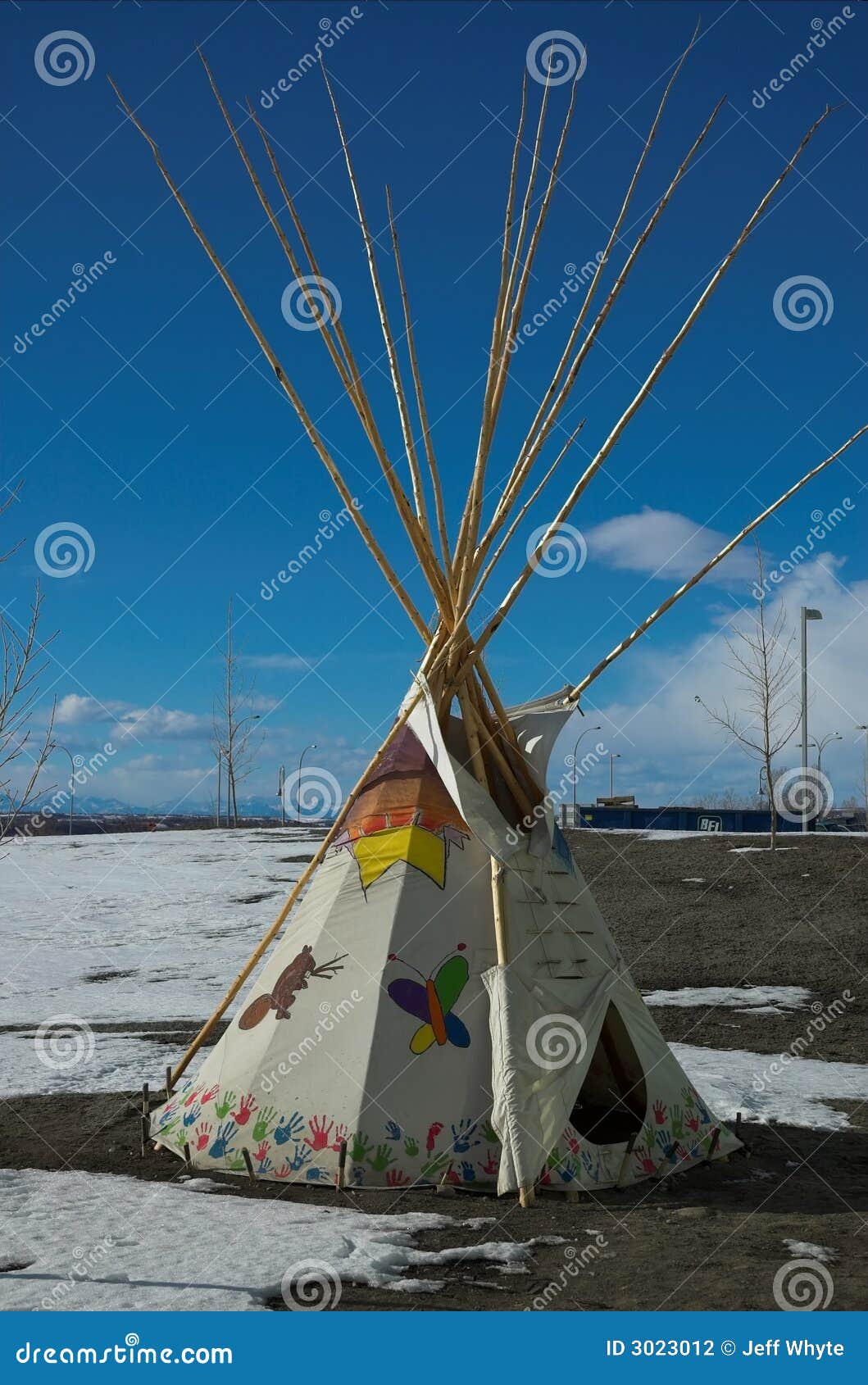 Tipi stock photo. Image of sioux, blue, dwellings, indians - 3023012