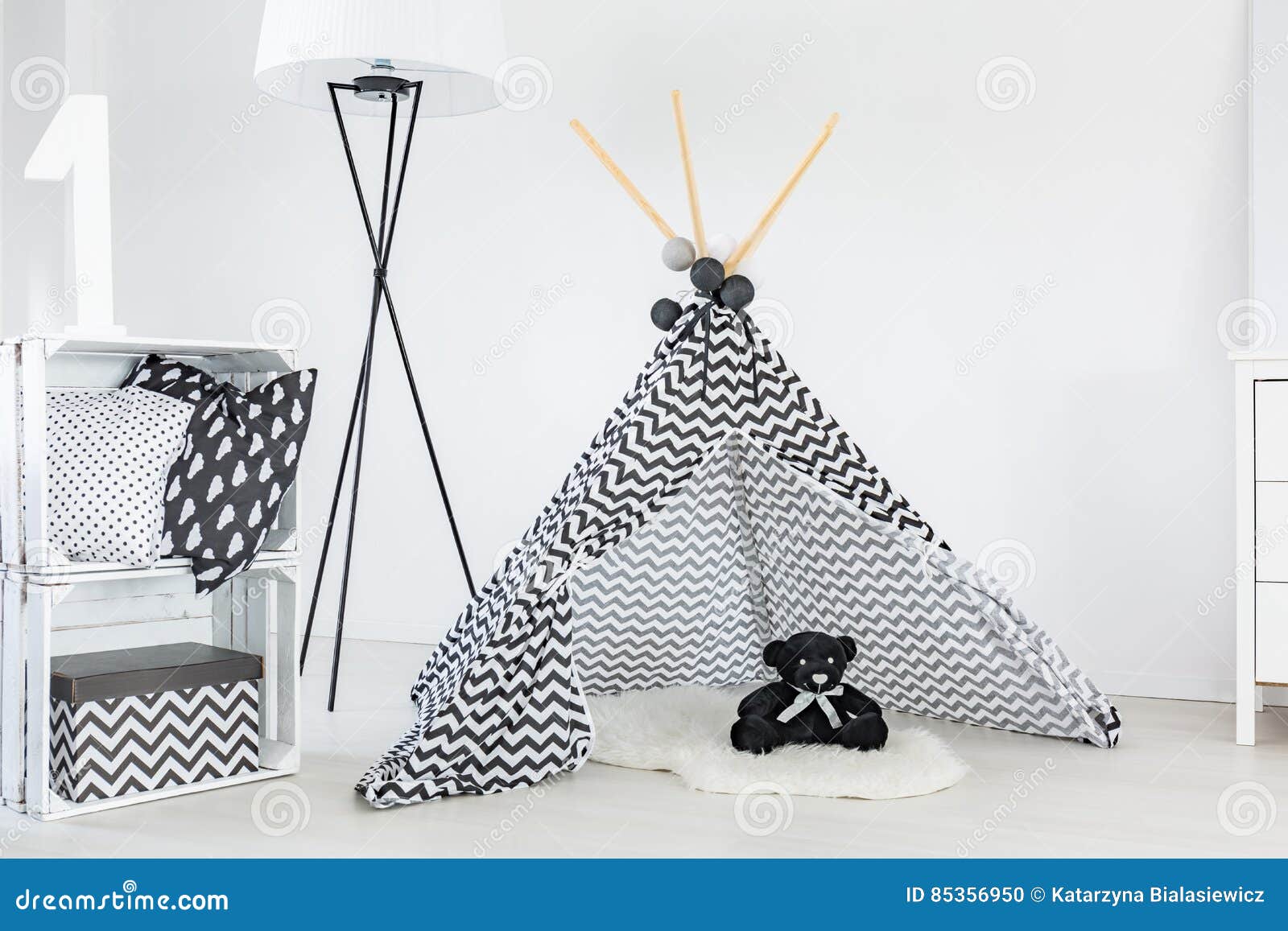Tipi for baby boy stock photo. Image of minimalistic - 85356950