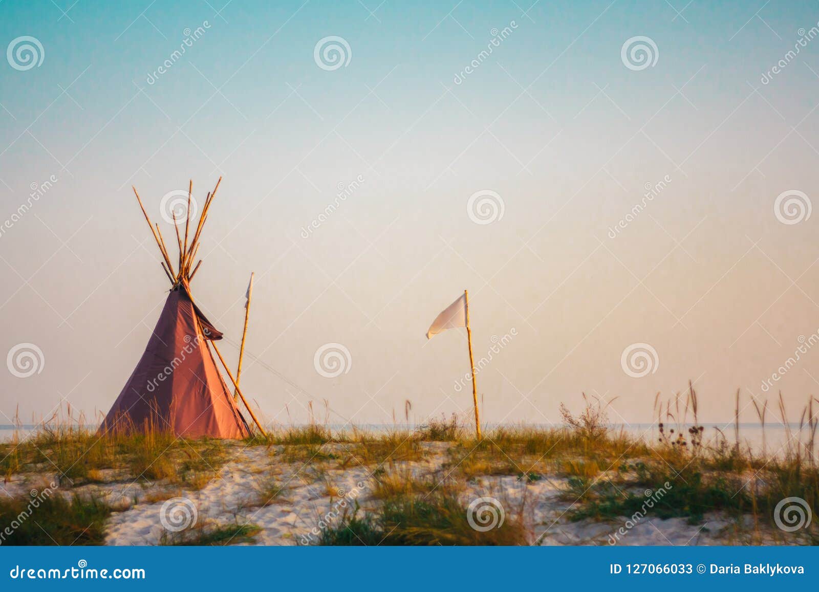A photo of a tipi stock image. Image of summer, generic - 127066033