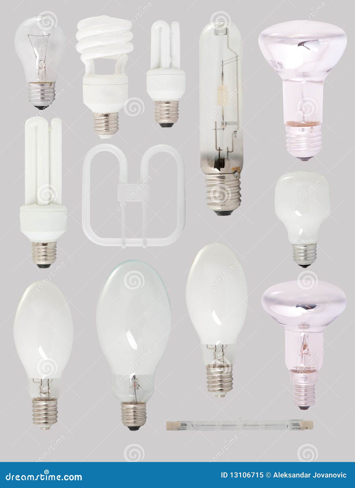 Tipi Differenti Di Lampadine Immagine Stock - Immagine di isolato ...