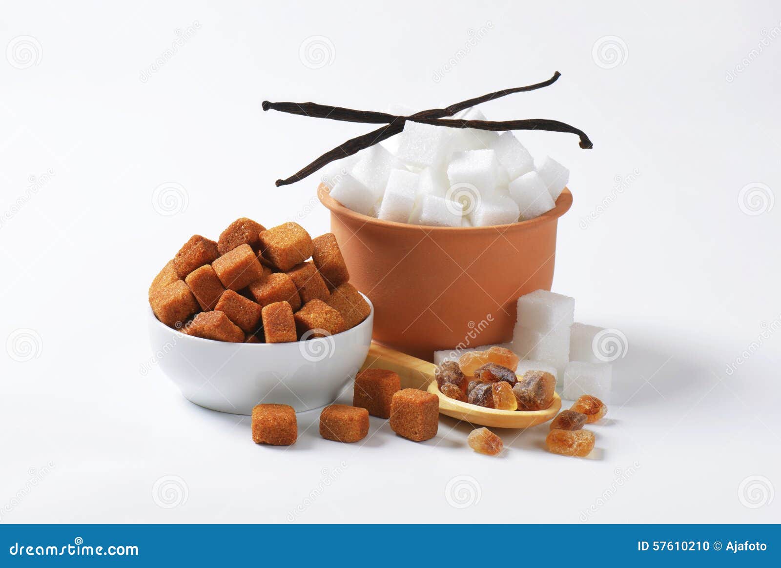 Tipi Differenti Di Zuccheri Fotografia Stock - Immagine di fagioli ...