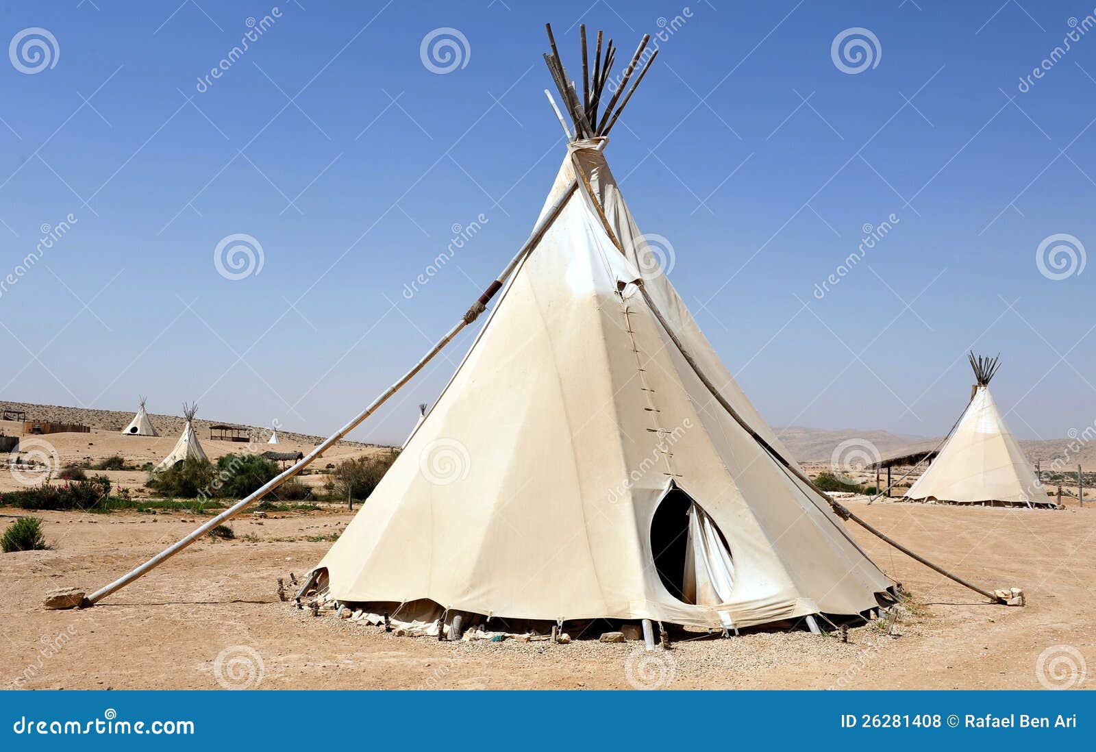 Tipi Indian tents stock photo. Image of nature, building - 26281408