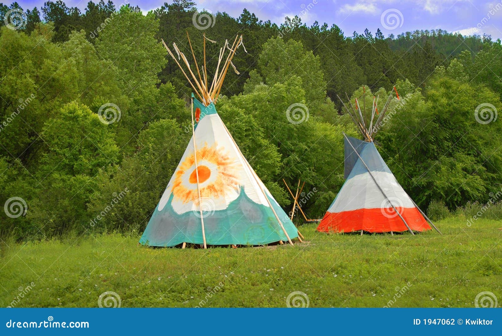 TIPI (tienda De Los Indios Norteamericanos) Foto de archivo - Imagen de ...