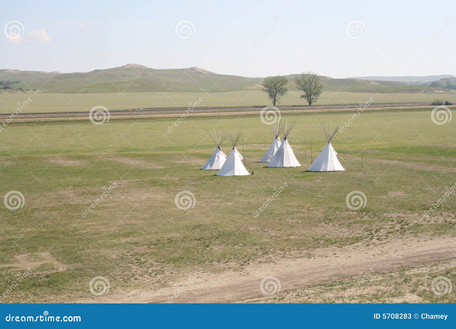 Tipis on the Great Plains stock image. Image of plains - 5708283