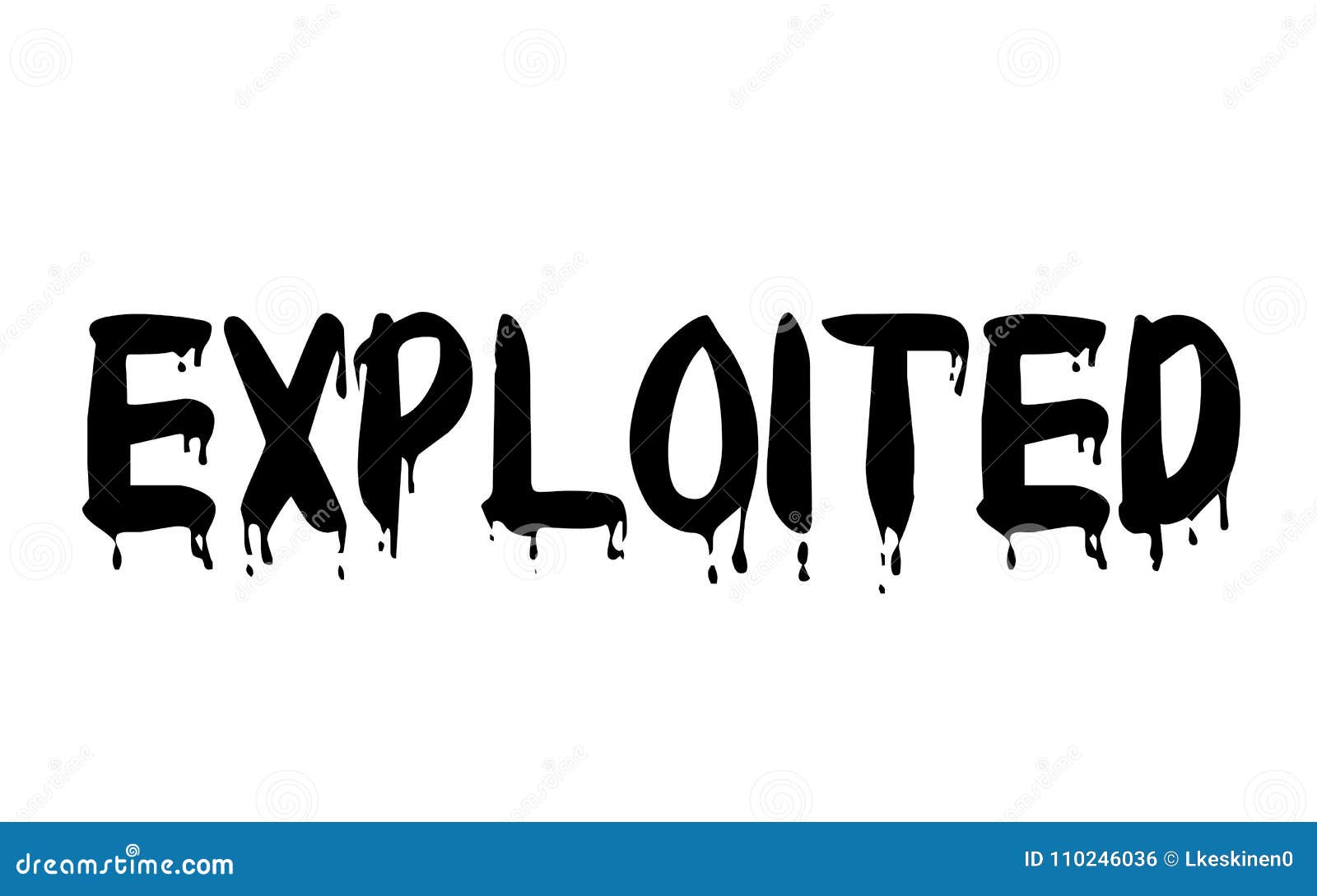 Tipo explotado del sello ilustración del vector. Ilustración de ...