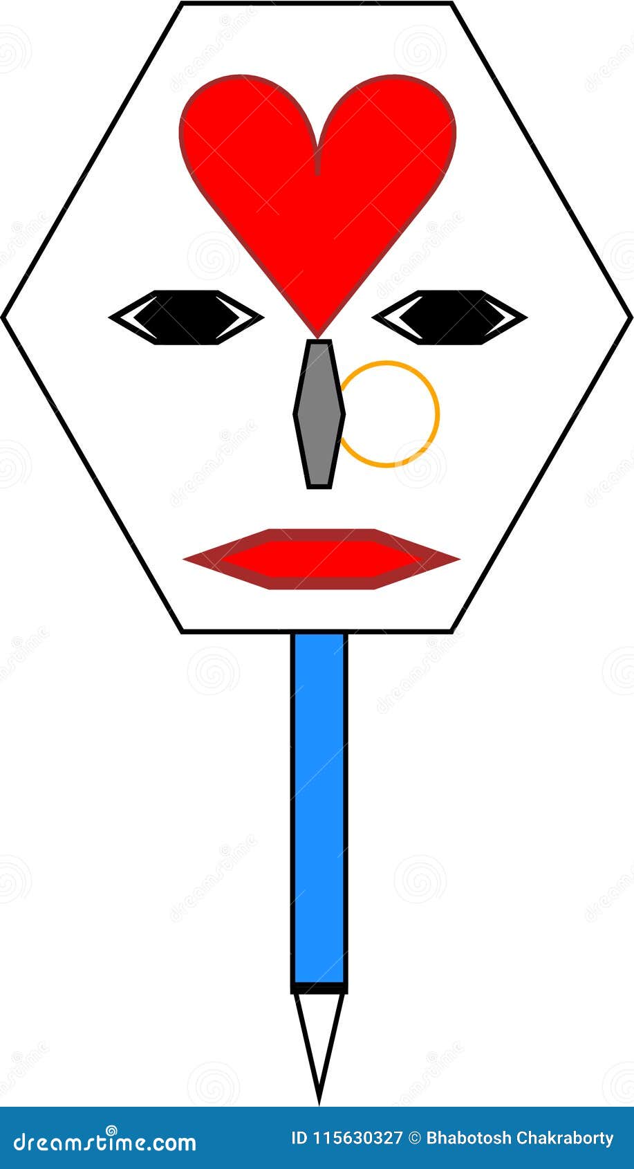 Tipo Novo Do Amor Com Emoji-pena Ilustração do Vetor - Ilustração de ...