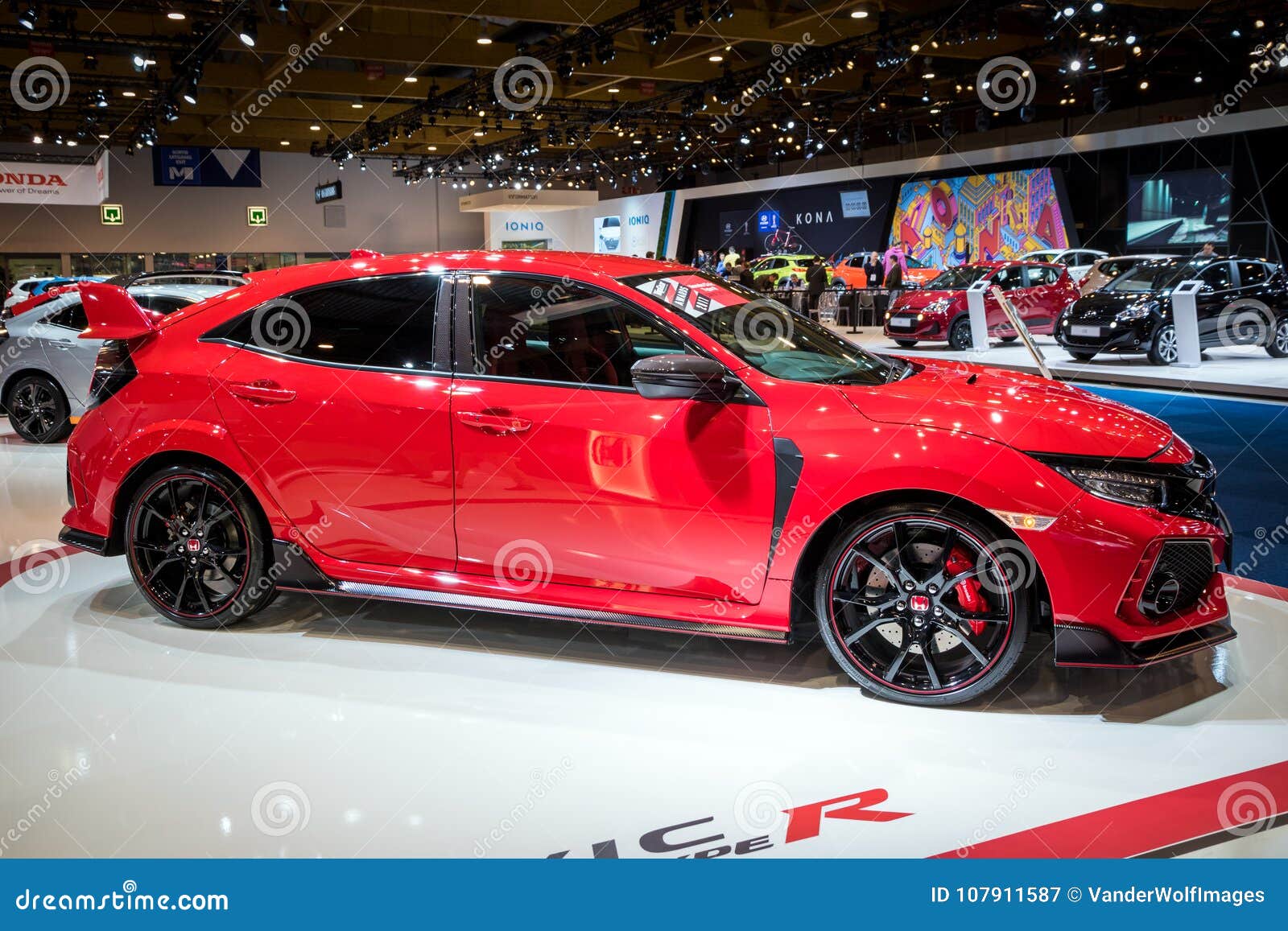 Tipo-r carro de Honda fotografia editorial. Imagem de mostra - 107911587