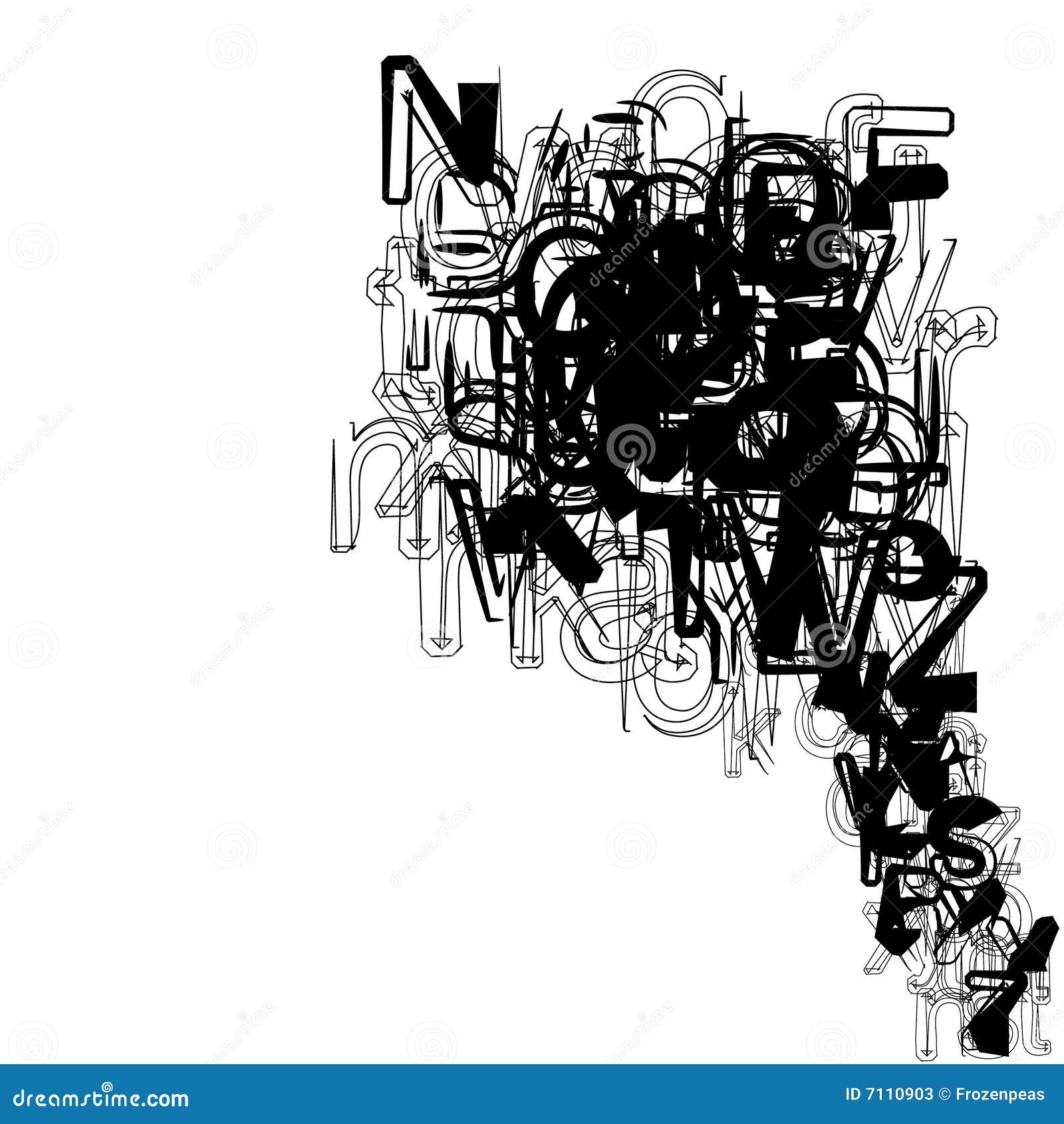 Tipografía del vector ilustración del vector. Ilustración de texto ...