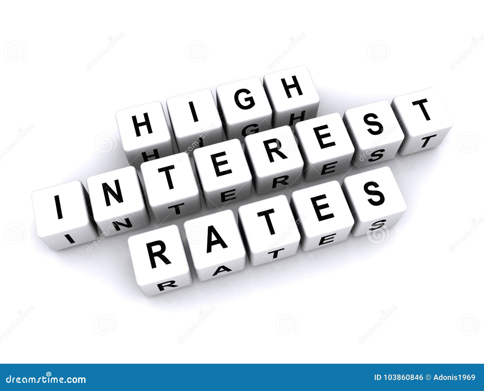 Tipos de interés alto stock de ilustración. Ilustración de inscrito ...