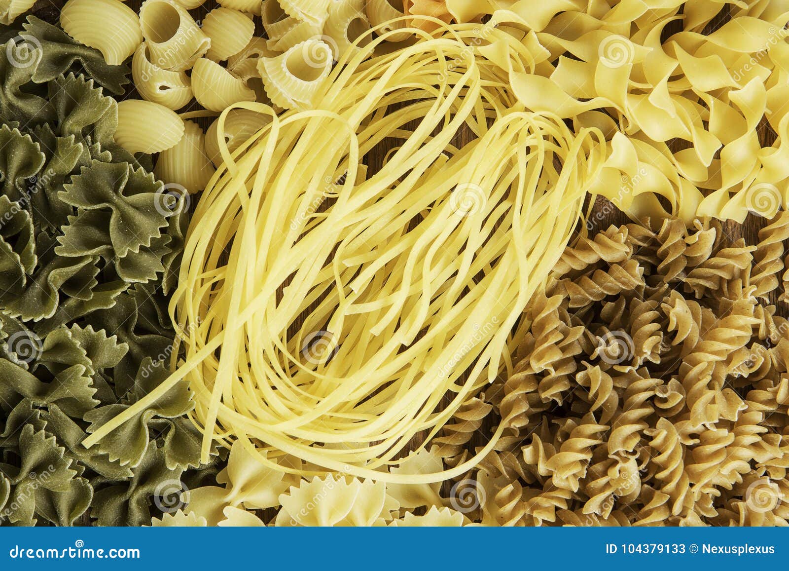 Tipos de massa imagem de stock. Imagem de diferente - 104379133