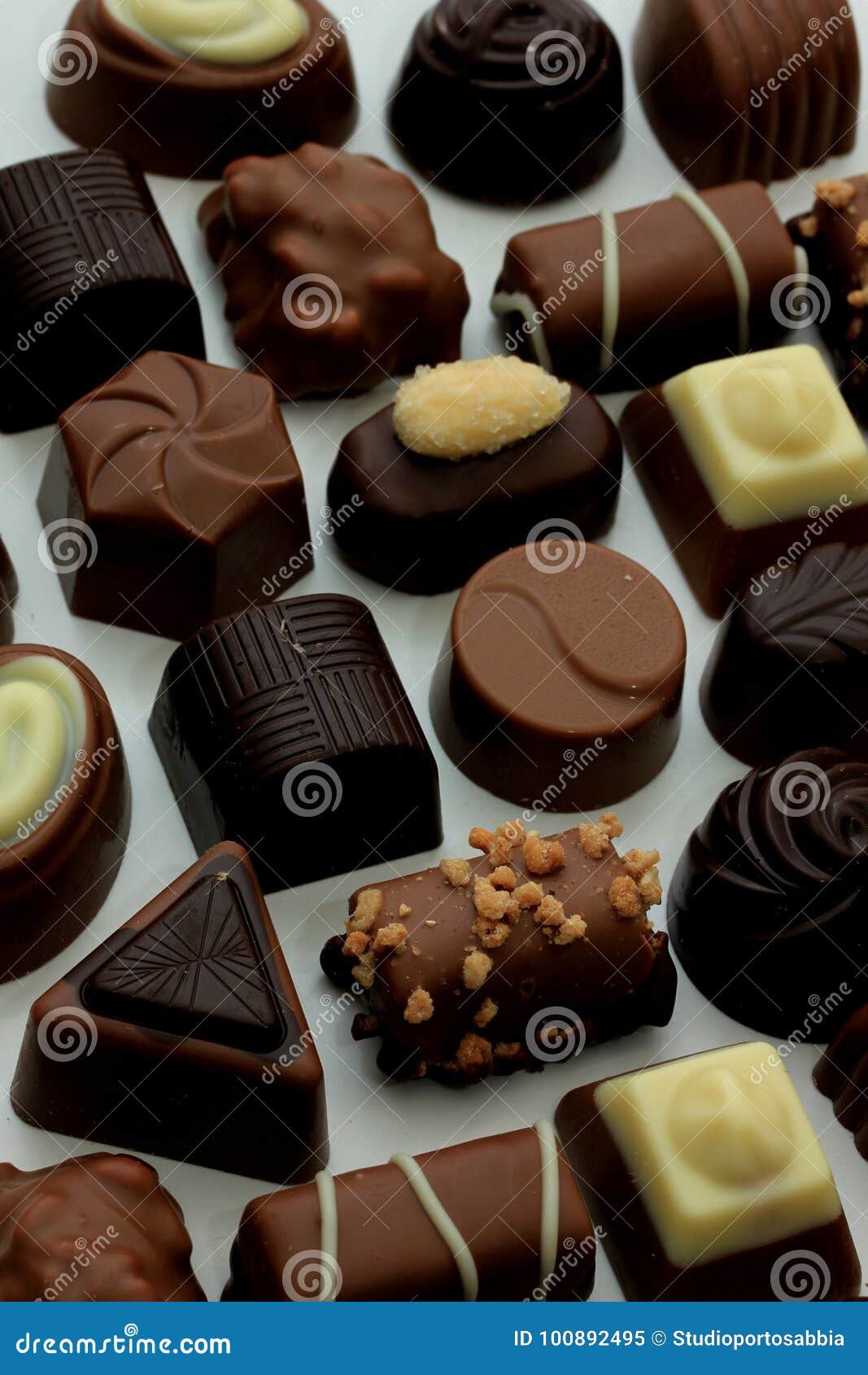 Tipos Diferentes De Chocolates Imagem de Stock - Imagem de variedade ...