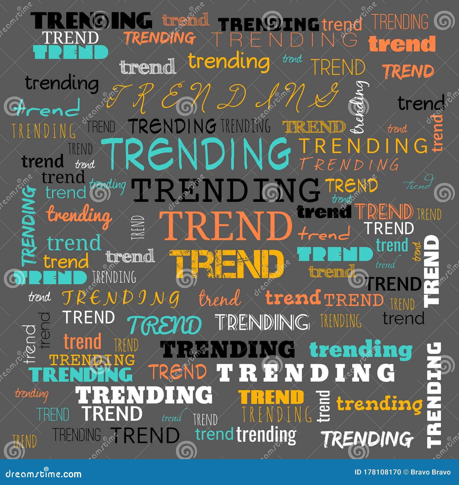 Tipp Der Wortkunstspitze, Die Tendenz Wordcloud Illustration Stock ...