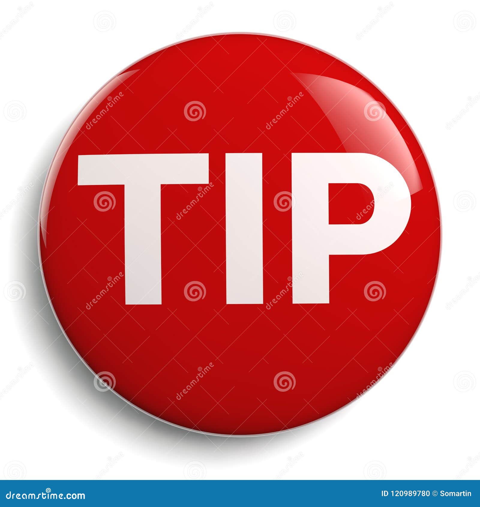 Tipp-rote Symbol-Ikone Lokalisiert Stock Abbildung - Illustration von ...