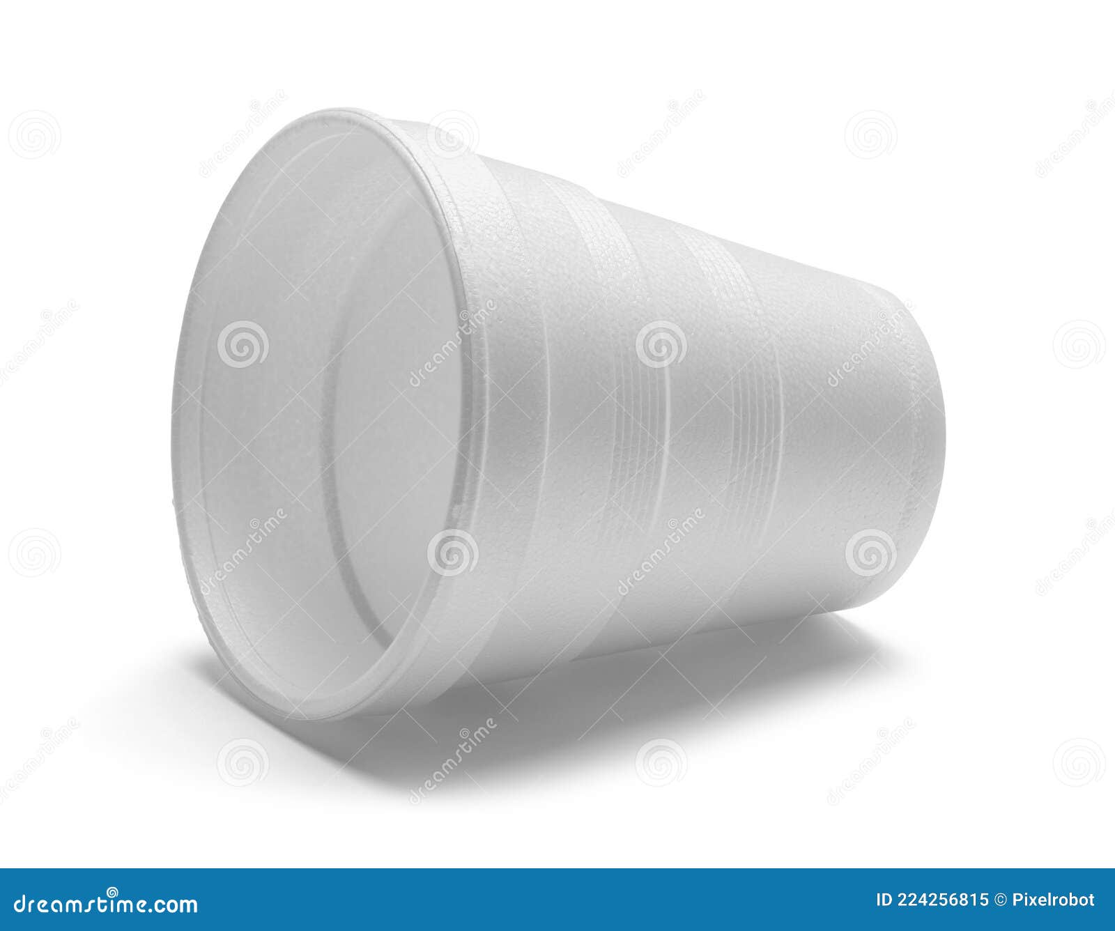 Tipped Styrofoam Cup stock image. Image of disposable - 224256815