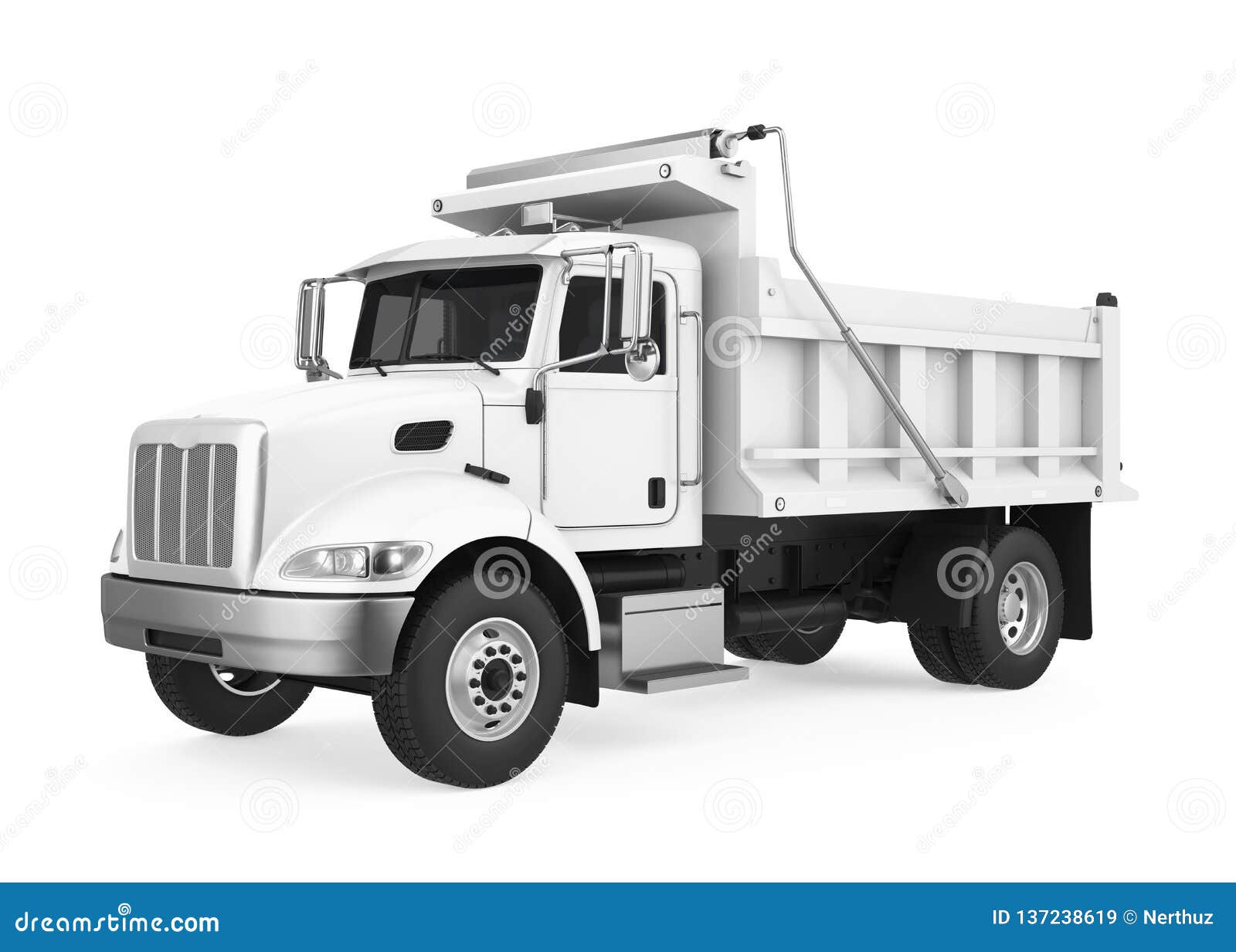 Tipper Dump Truck Isolated stock illustration. Illustration of ... Tipper Dump Truck Isolated stock illustration. Illustration of ...