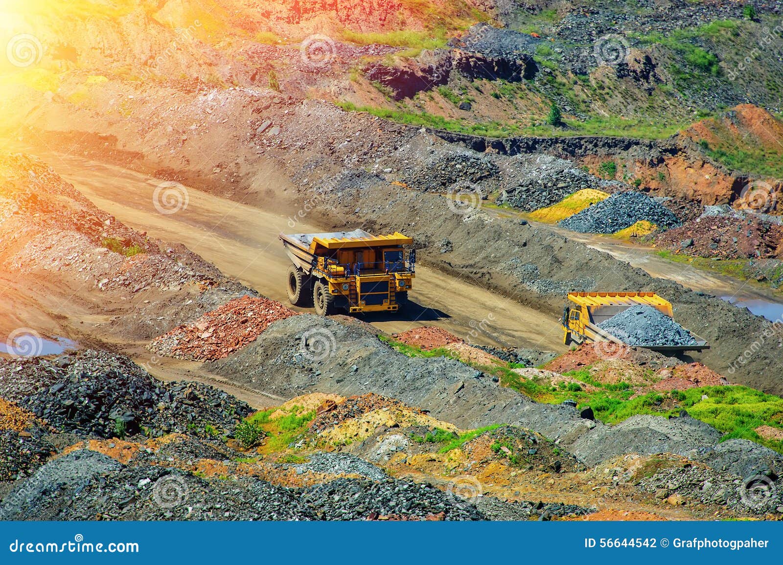 Tipper stock photo. Image of industrial, environment - 56644542