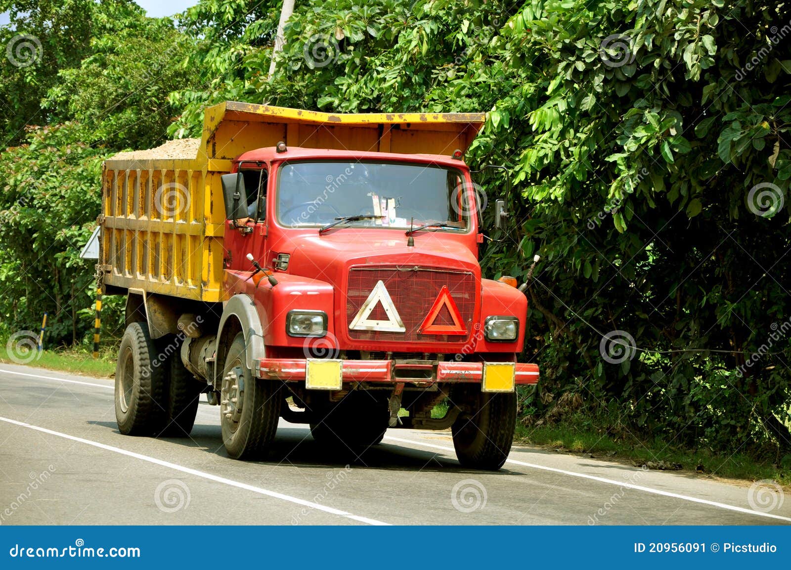 Tipper truck stock image. Image of discharge, vehicle - 20956091