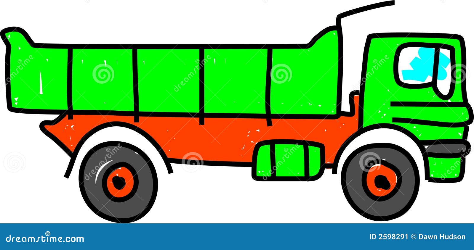 Tipper truck stock illustration. Illustration of tipper - 2598291