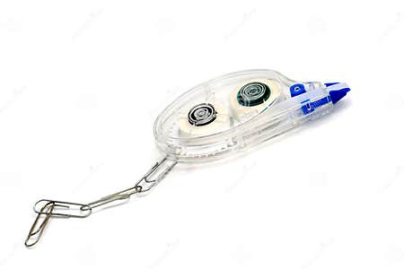 Tippex Mouse and Paper-clip Stock Image - Image of paperclip, files ...