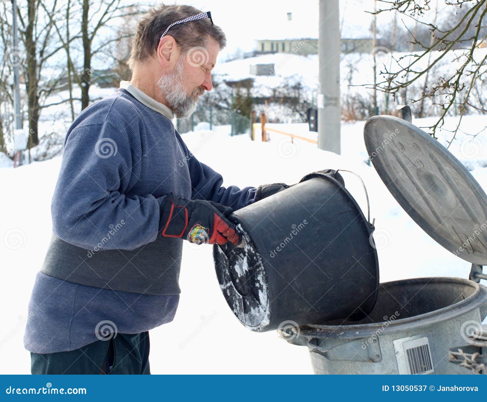 Tipping rubbish stock image. Image of gauntlet, morning - 13050537