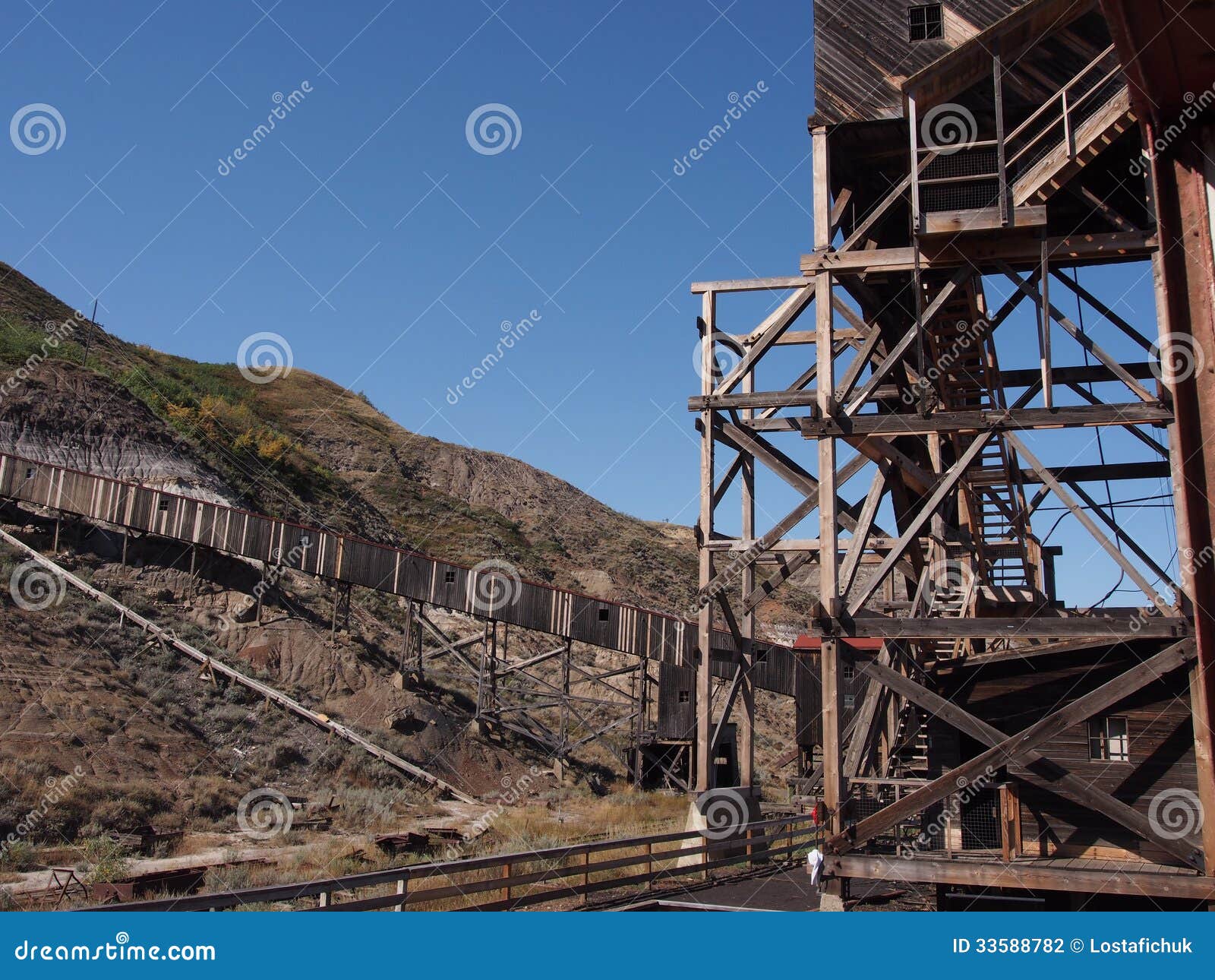 Tipple at the Atlas Coal Mine Drumheller Editorial Photography - Image ...