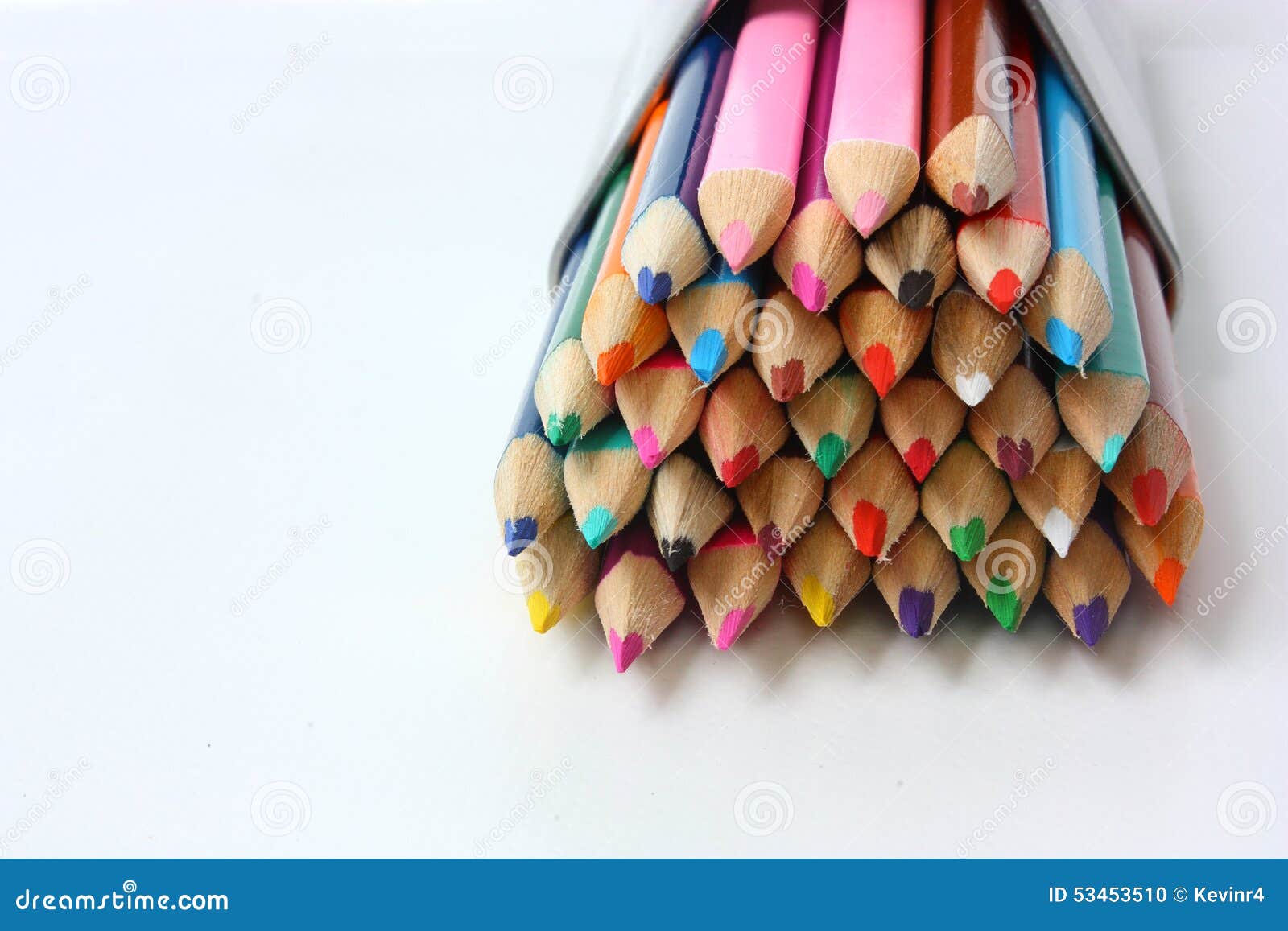 Tips of all colours stock photo. Image of colours, orange - 53453510