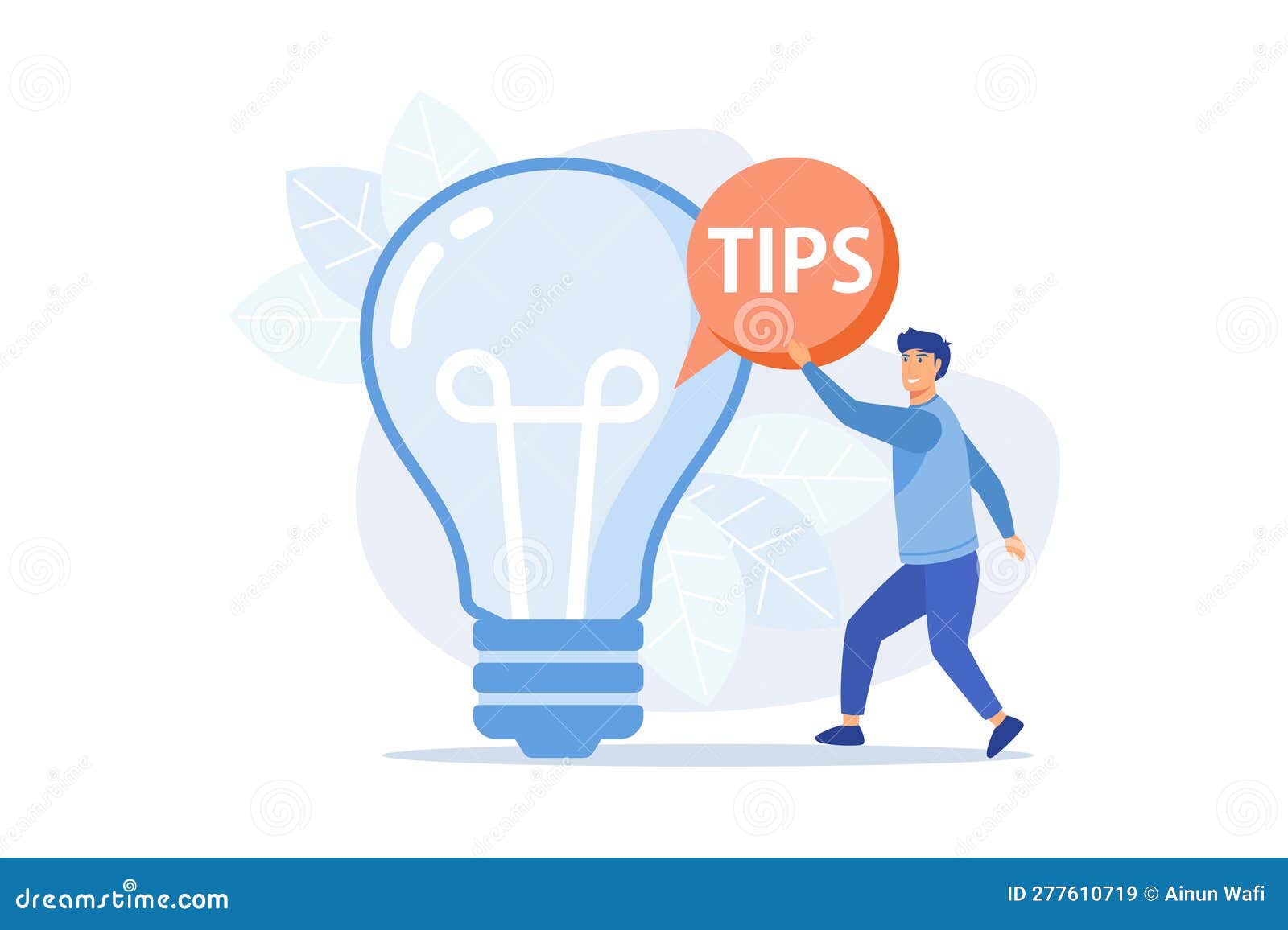 Tips and Creative Ideas. Business Innovation Isolated Flat Design ...