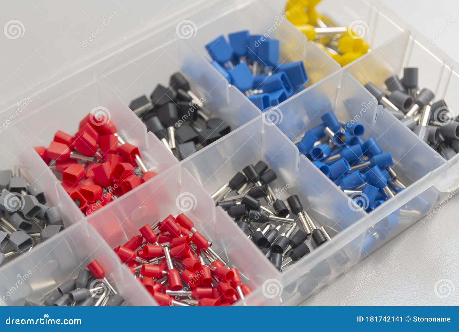 Tips of Different Sizes and Colors for Crimping Stranded Electrical ...