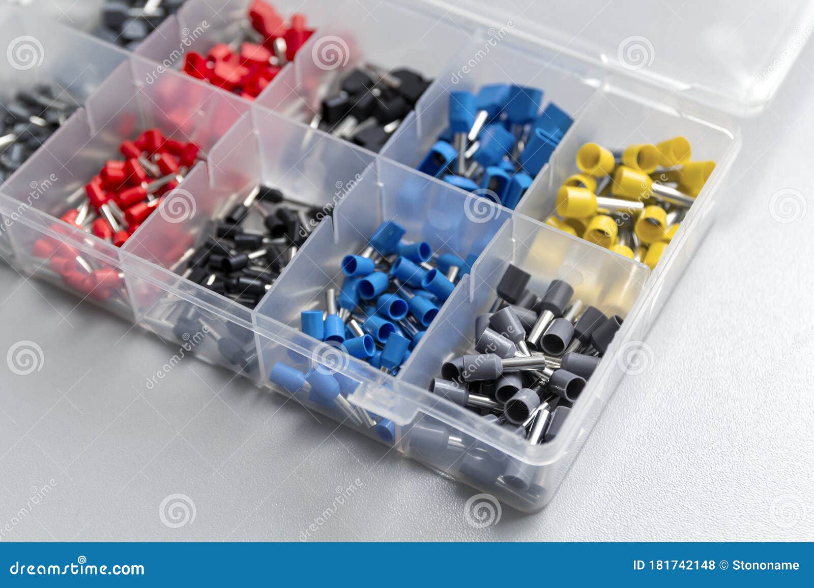 Tips of Different Sizes and Colors for Crimping Stranded Electrical ...