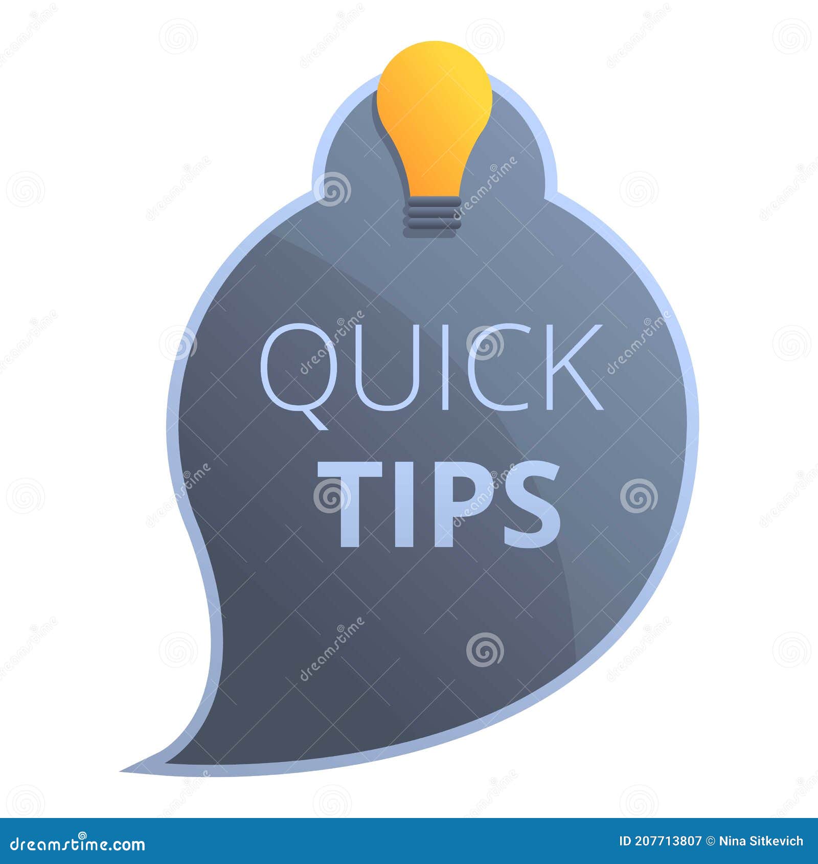 Tips Hacks Icon, Cartoon Style Stock Illustration - Illustration of ...