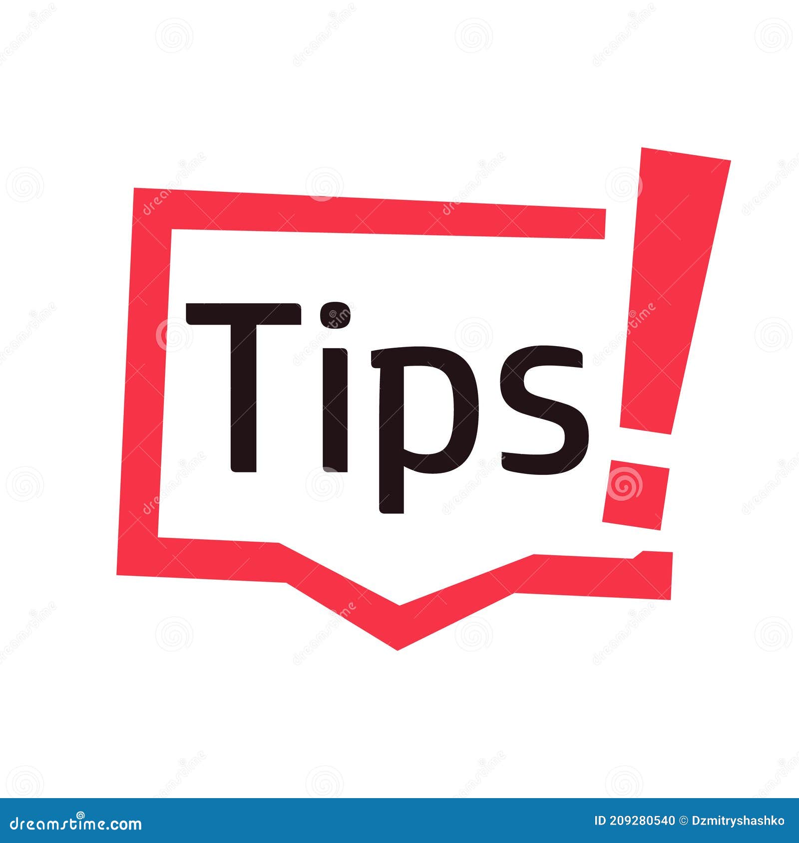 Tips icon. Clipart image stock vector. Illustration of education ...