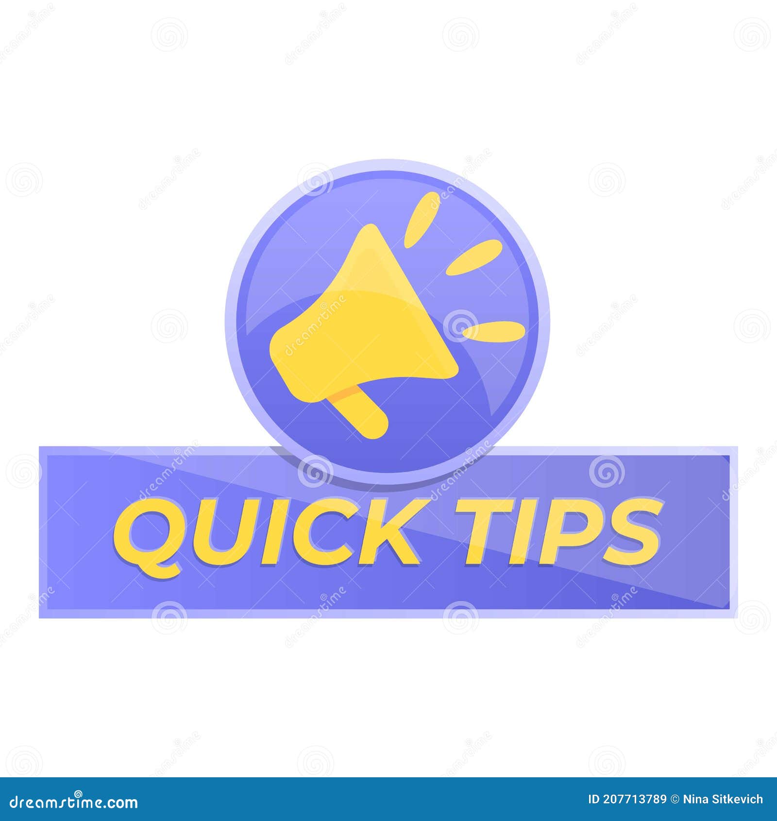 Tips Ideas Icon, Cartoon Style Stock Illustration - Illustration of ...