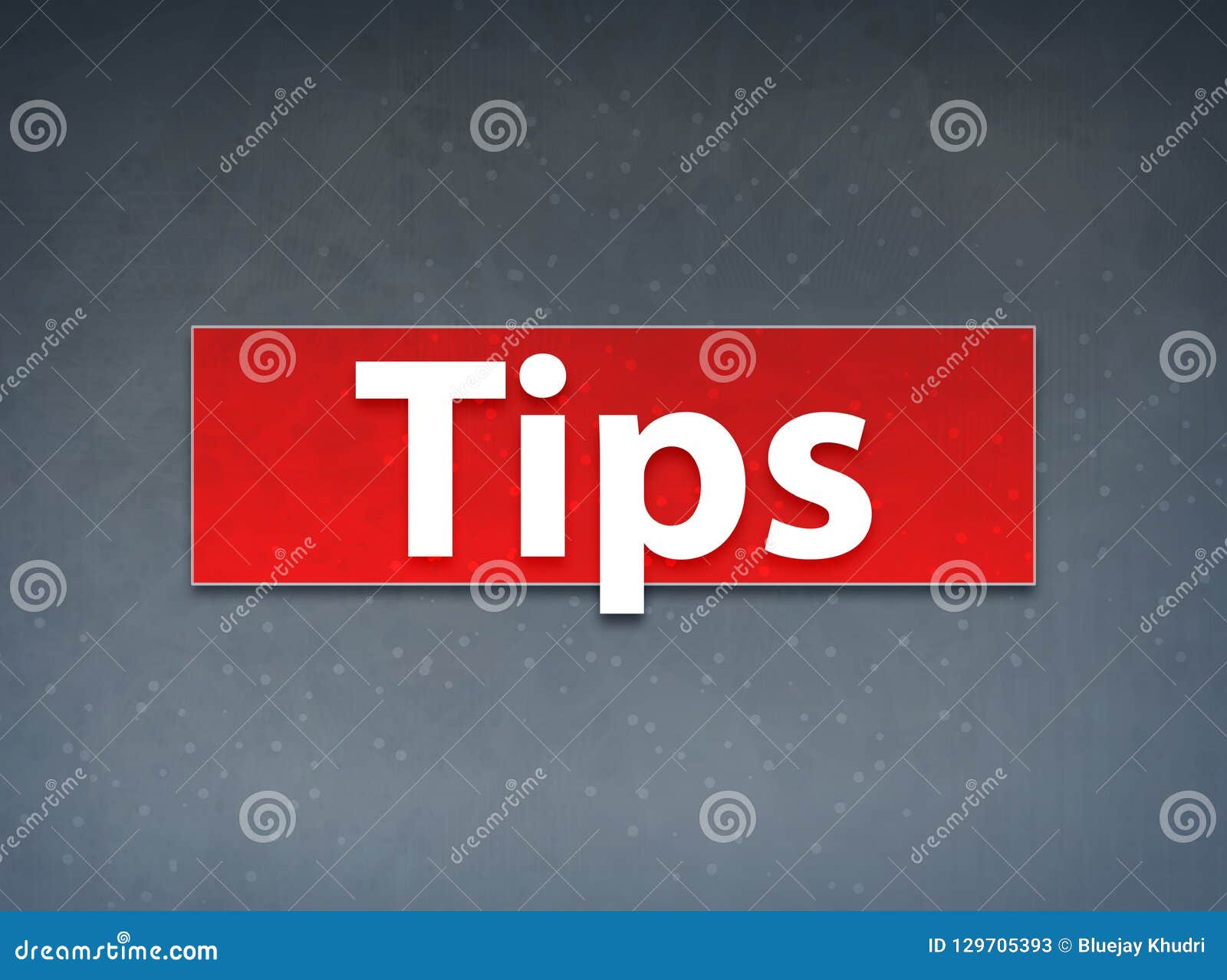 Tips Red Banner Abstract Background Stock Illustration - Illustration ...