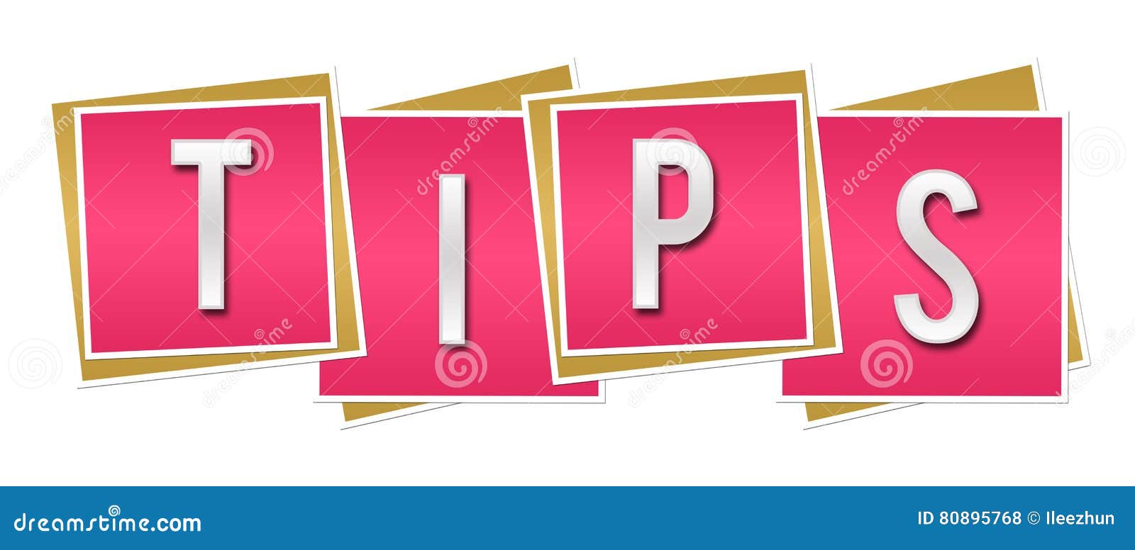 Tips Pink Squares stock illustration. Illustration of hints - 80895768