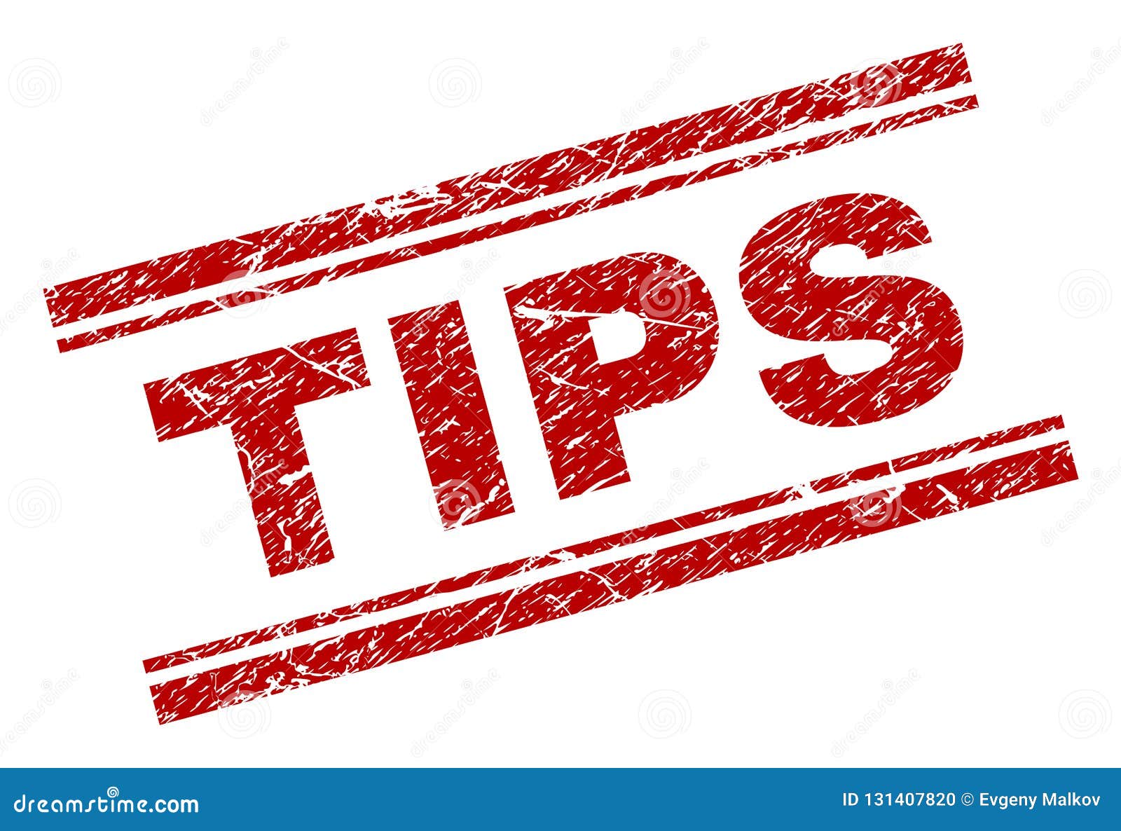 Grunge Textured TIPS Stamp Seal Stock Vector - Illustration of dirty ...