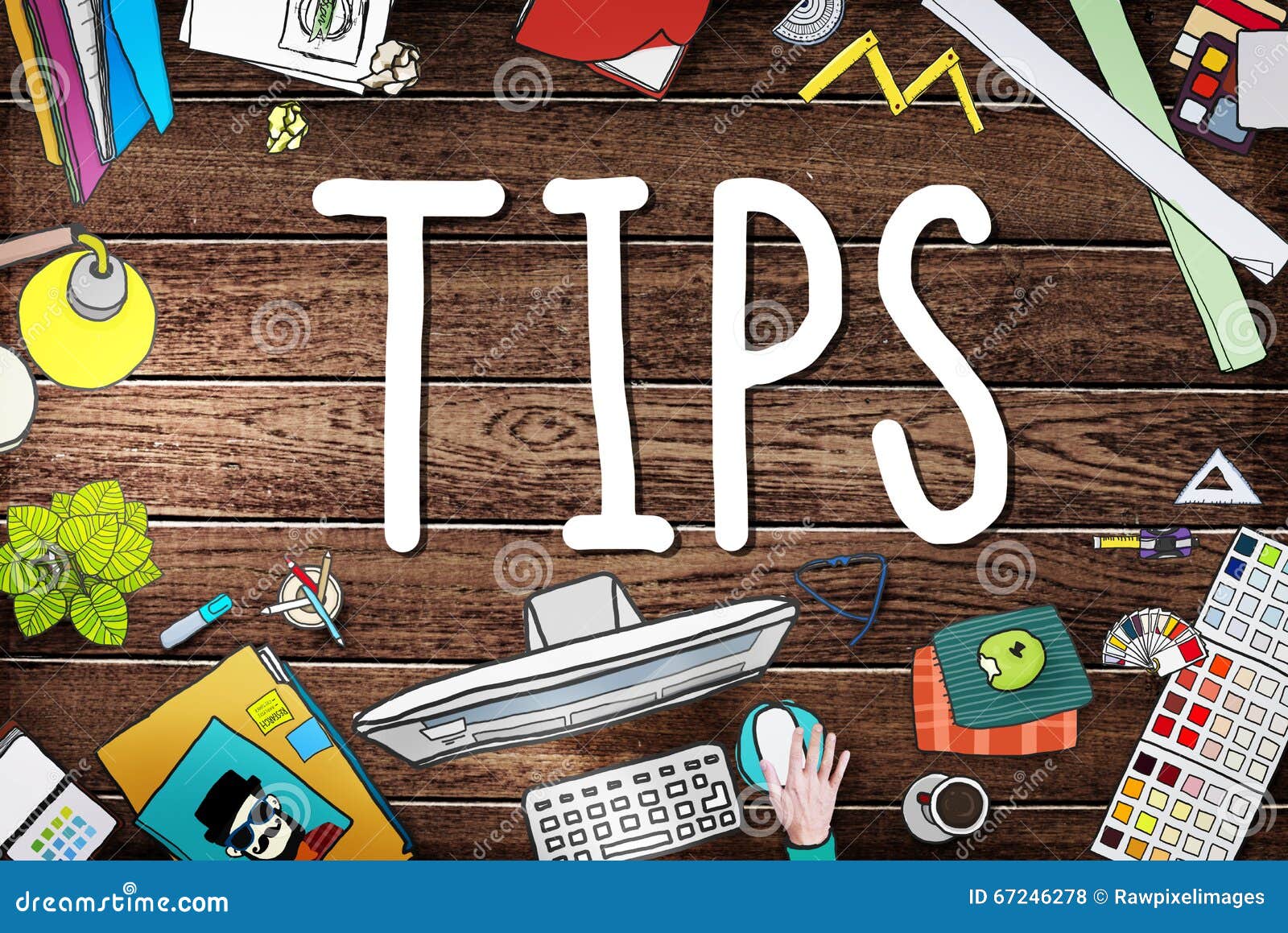 Tips Service Change Restaurent Server Waiter Waitress Concept Stock ...