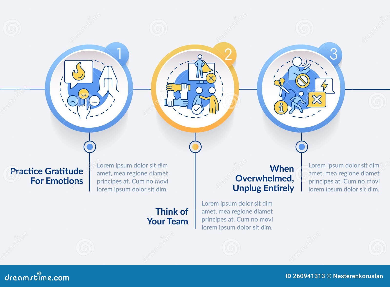 Tips To Cope with News Overload Circle Infographic Template Stock ... Tips To Cope with News Overload Circle Infographic Template Stock ...