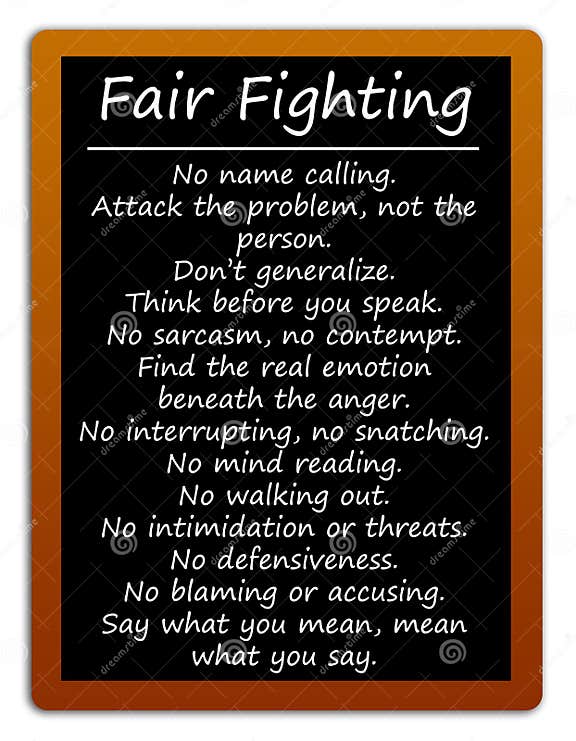 Fair fighting stock illustration. Illustration of disagreement - 211663923