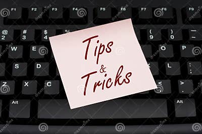 Tips and Tricks stock photo. Image of technology, tips - 21340816