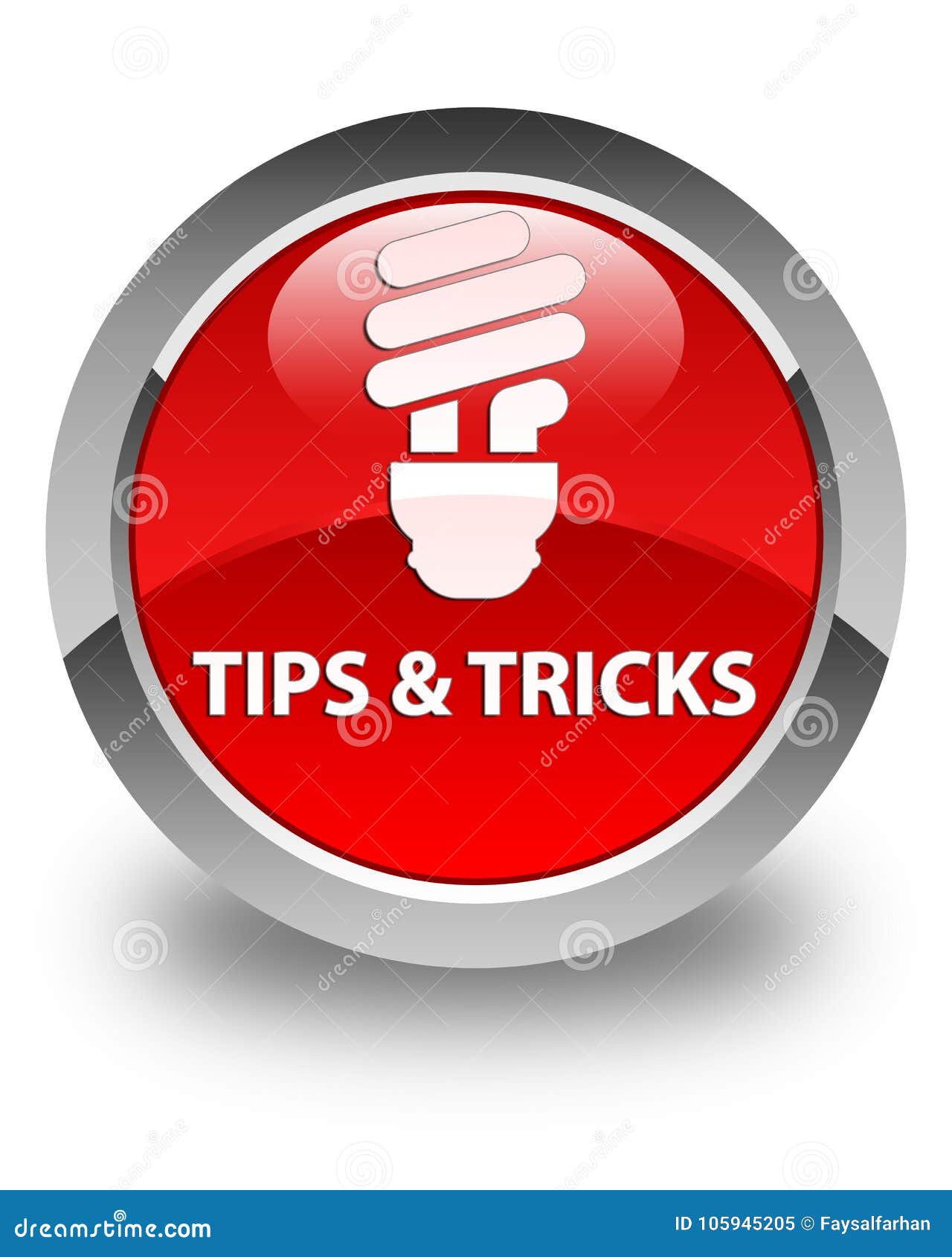 Tips and Tricks (bulb Icon) Glossy Red Round Button Stock Illustration ... Tips and Tricks (bulb Icon) Glossy Red Round Button Stock Illustration ...
