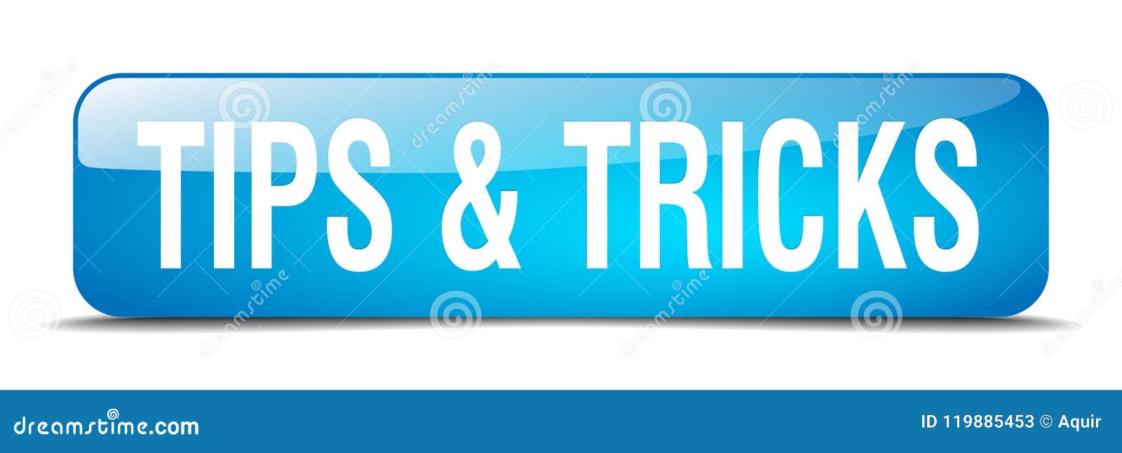 Tips & tricks button stock vector. Illustration of trick - 119885453
