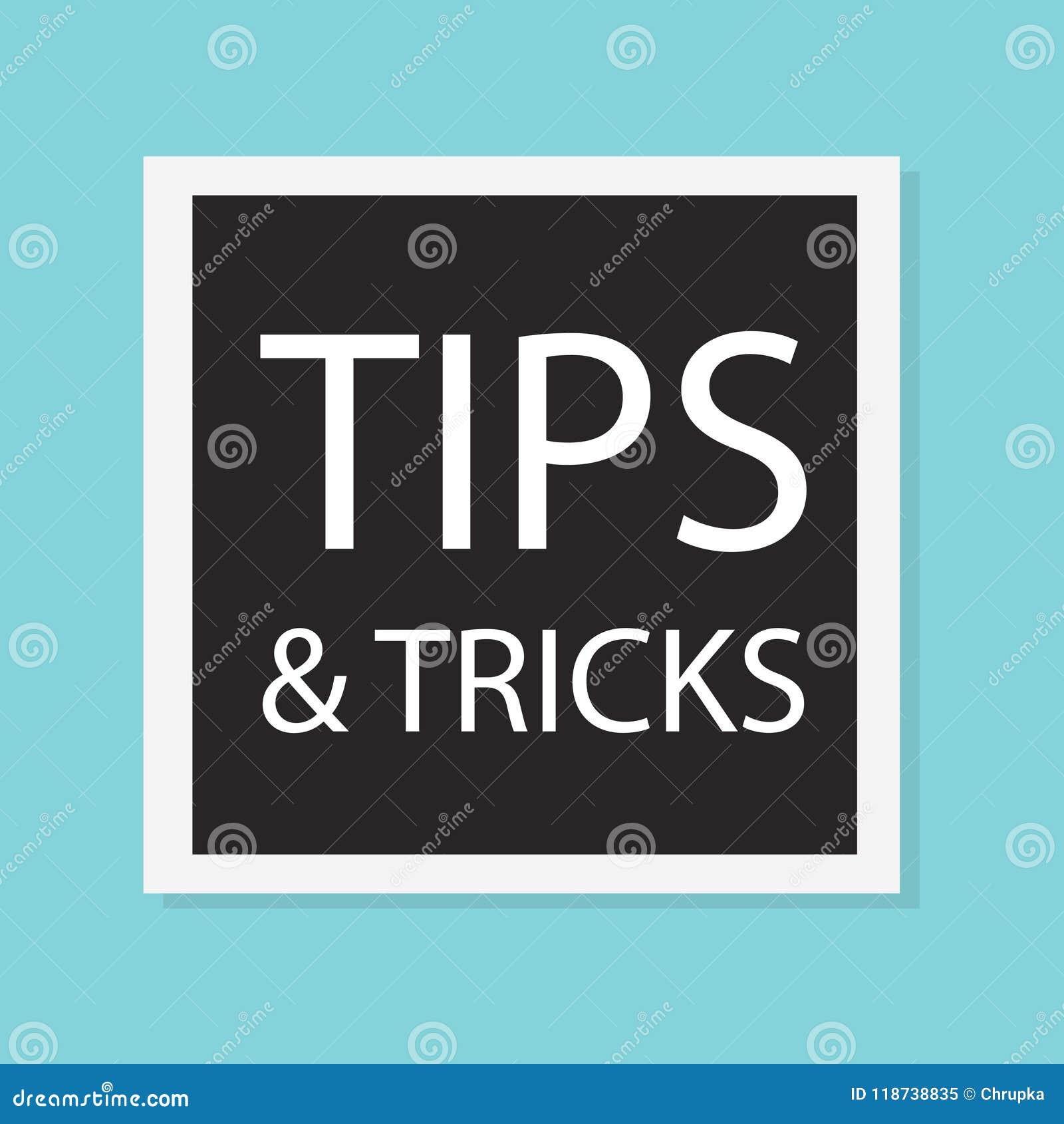 Tips and tricks concept stock vector. Illustration of text - 118738835